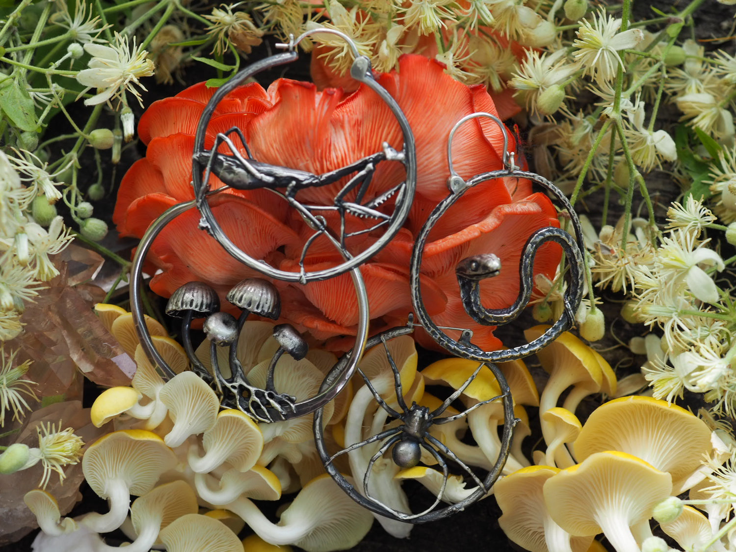 earrings in silver – Kimi Kaplowitz